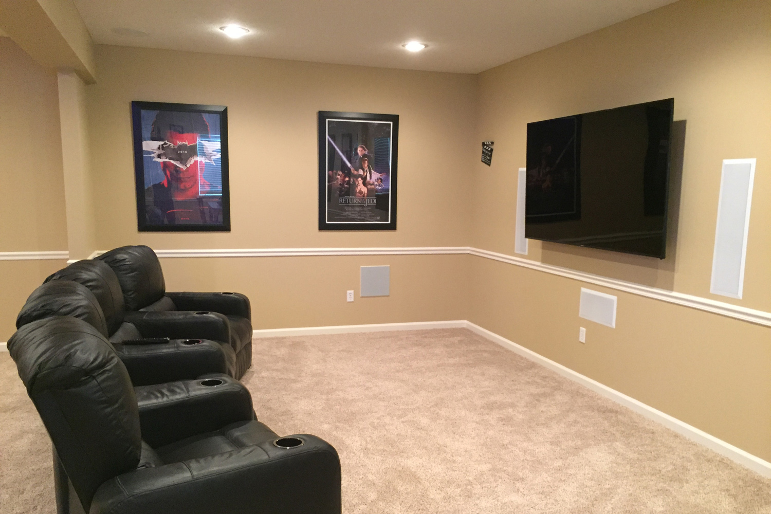 Basement Media Room - Exceptional Home Technologies